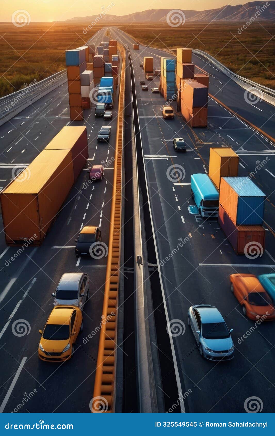 Abstract Images of Roads and Routes, Emphasizing Direction and Purpose ...