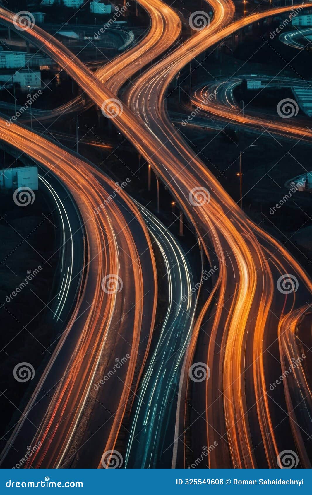 Abstract Images of Roads and Routes, Emphasizing Direction and Purpose ...