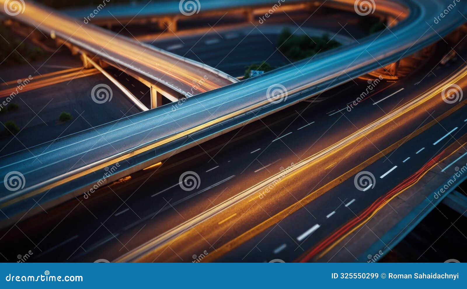 Abstract Images of Roads and Routes, Emphasizing Direction and Purpose ...