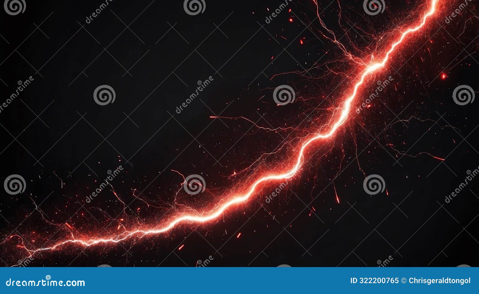 Abstract Impact of Red Glowing Light Particles with Lightning Sparks on ...