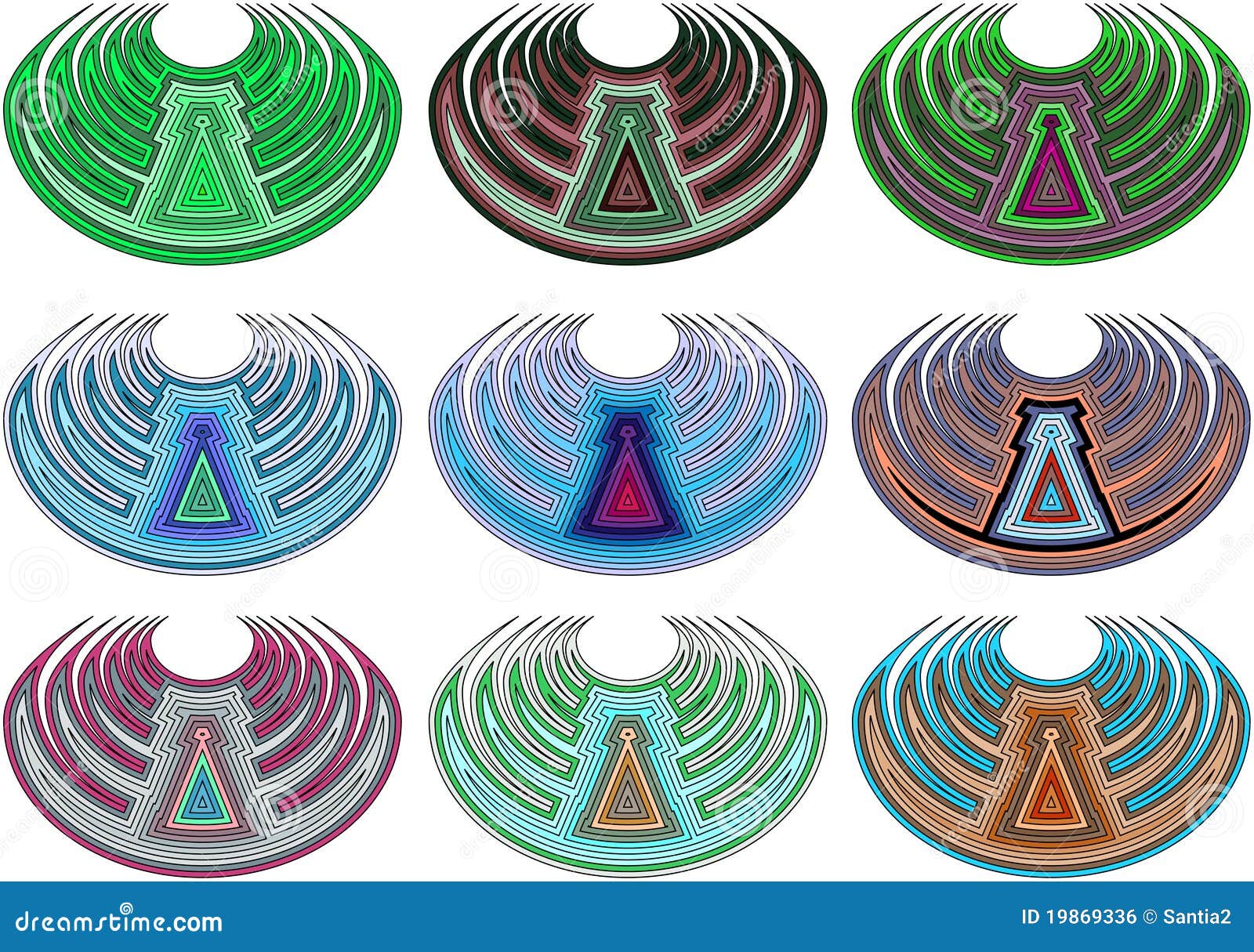 Abstract incas design stock vector. Illustration of maya - 19869336