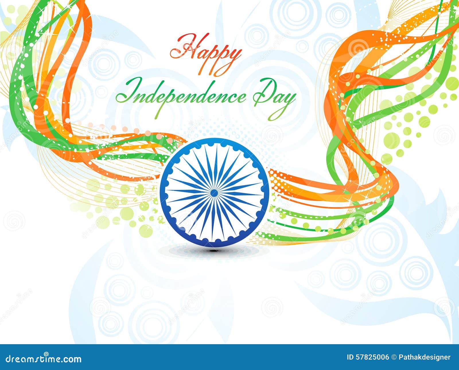 Abstract Independence Day Wave Background Stock Vector - Illustration ...