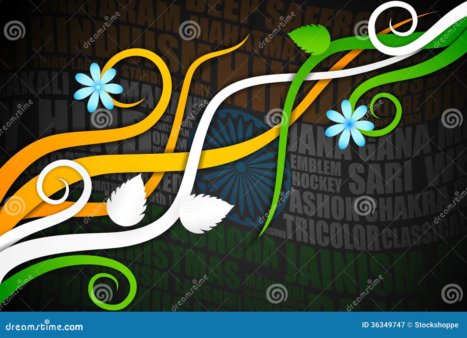 Abstract Indian Background stock illustration. Illustration of ...