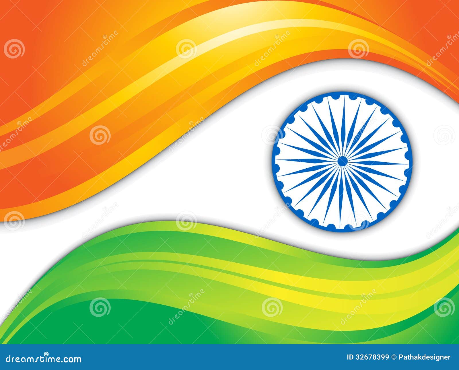 Abstract Indian Flag Background Stock Vector - Illustration of freedom ...