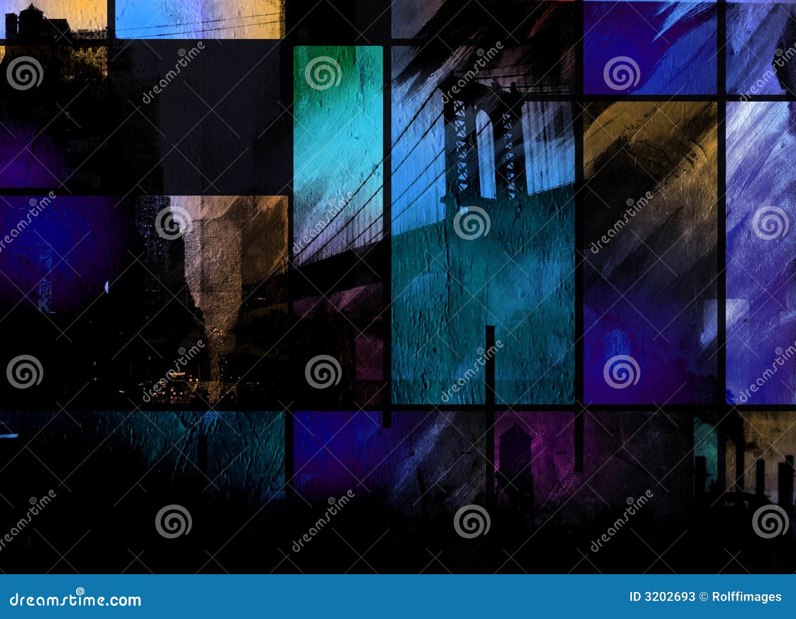 Abstract Industrial stock illustration. Illustration of metropolitan ...