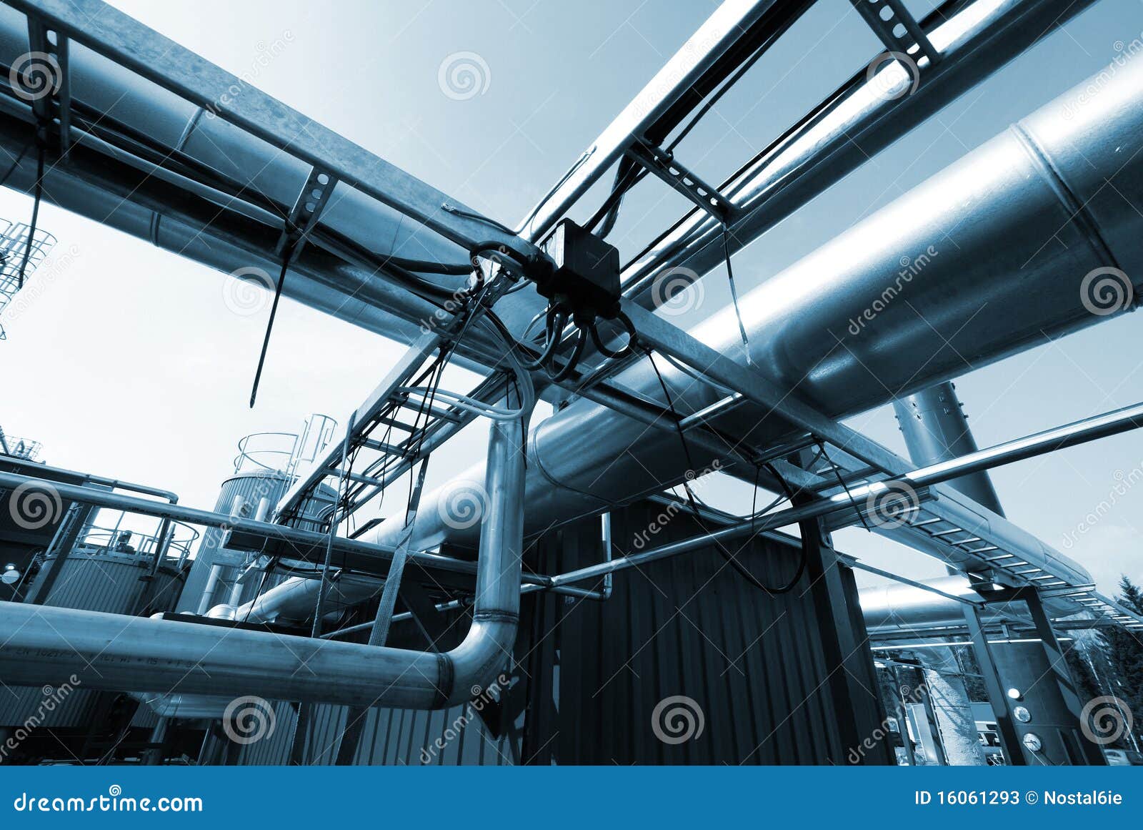 Abstract Industrial Background, Complex Production Process Royalty-Free ...