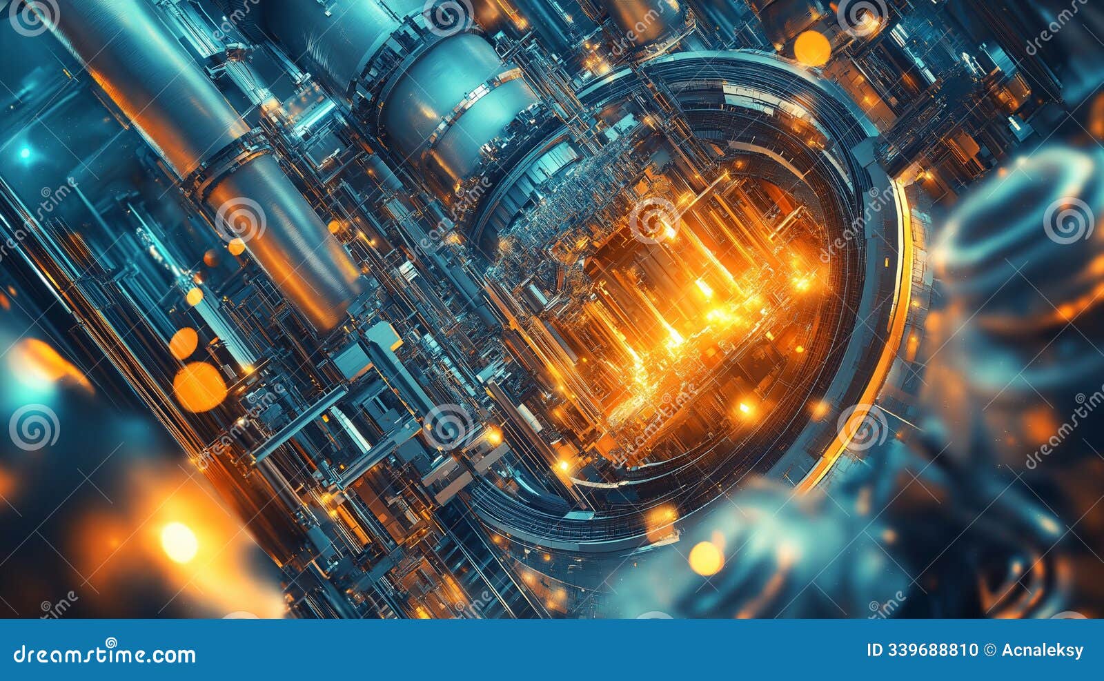Abstract Industrial Background, Complex Production Process Royalty-Free ...
