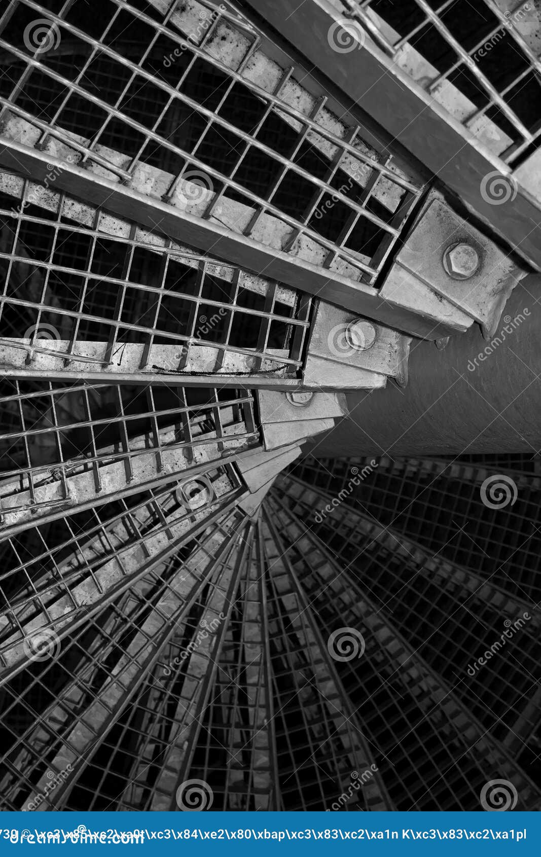 Abstract Industrial Stairs stock photo. Image of black - 16370730
