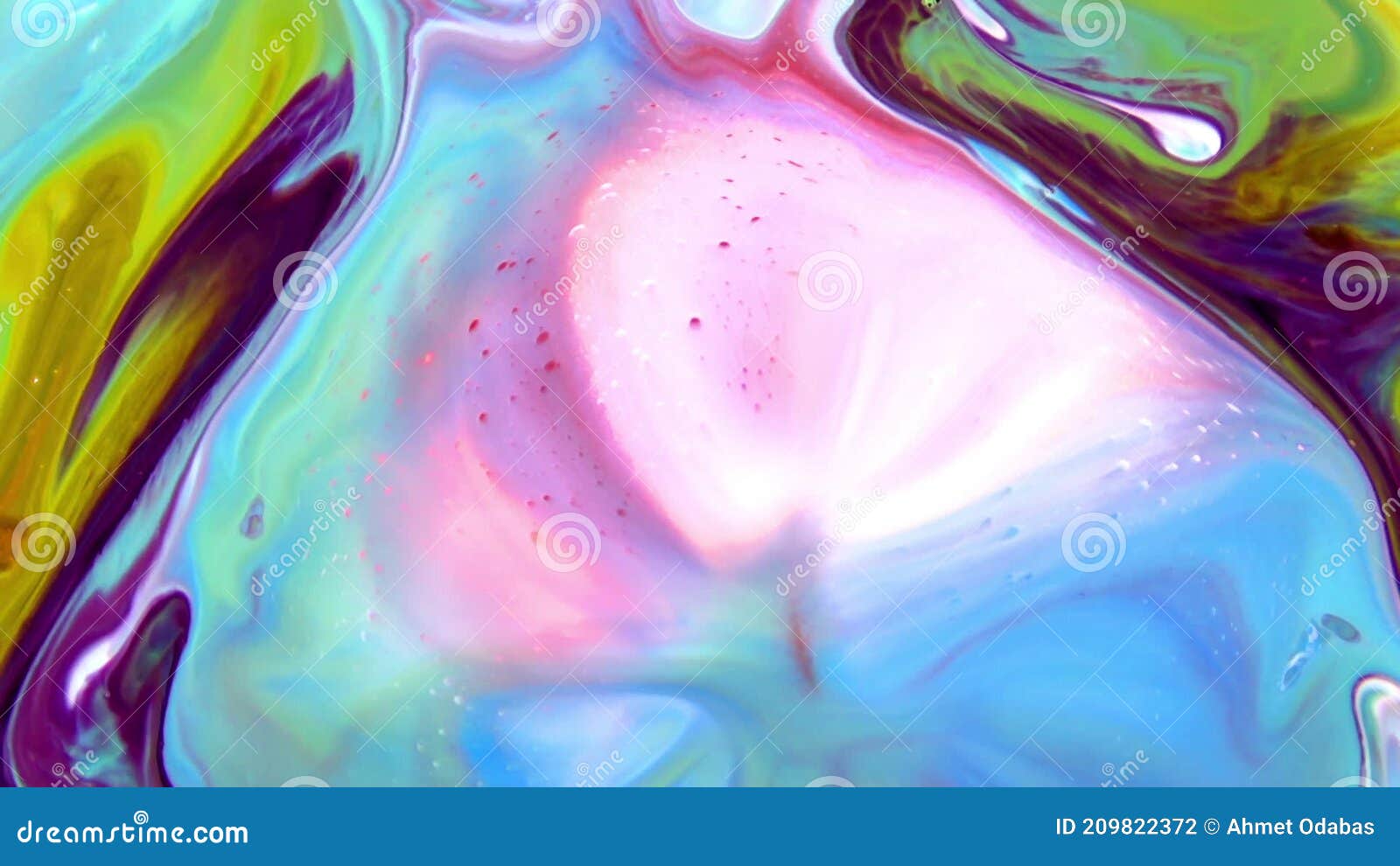Abstract Colorful Paint Exploding Spreads and Texture Stock Footage ...