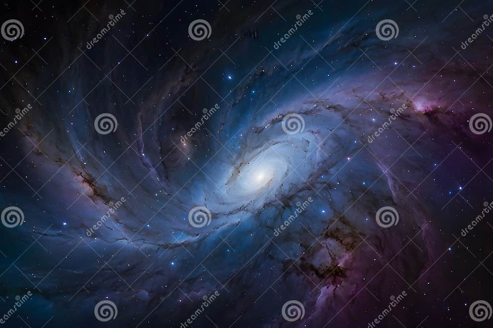 An Abstract with Infinite Galaxies Stock Image - Image of ...