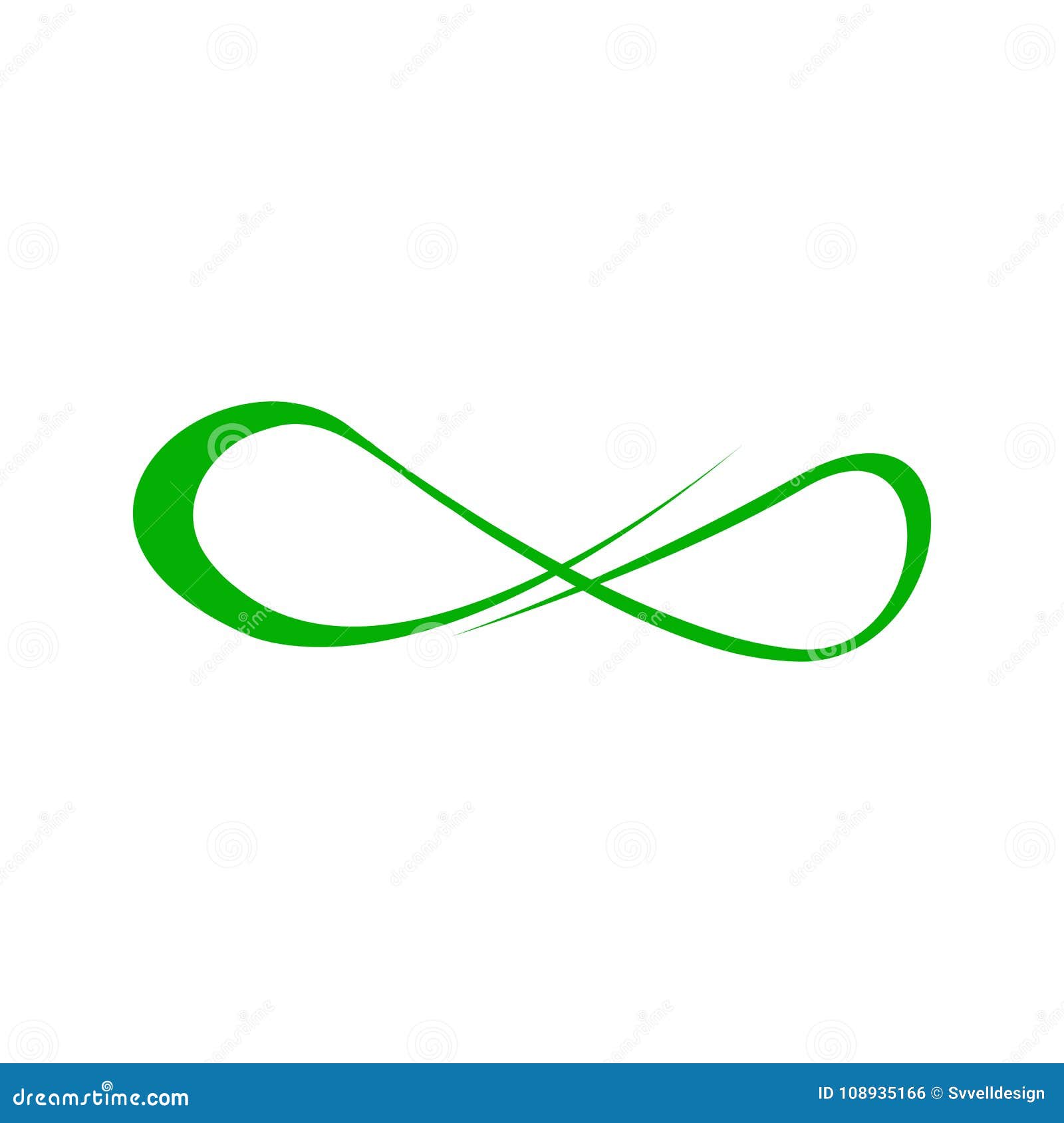 Abstract Infinite Line Art Symbol Illustration Stock Vector ...