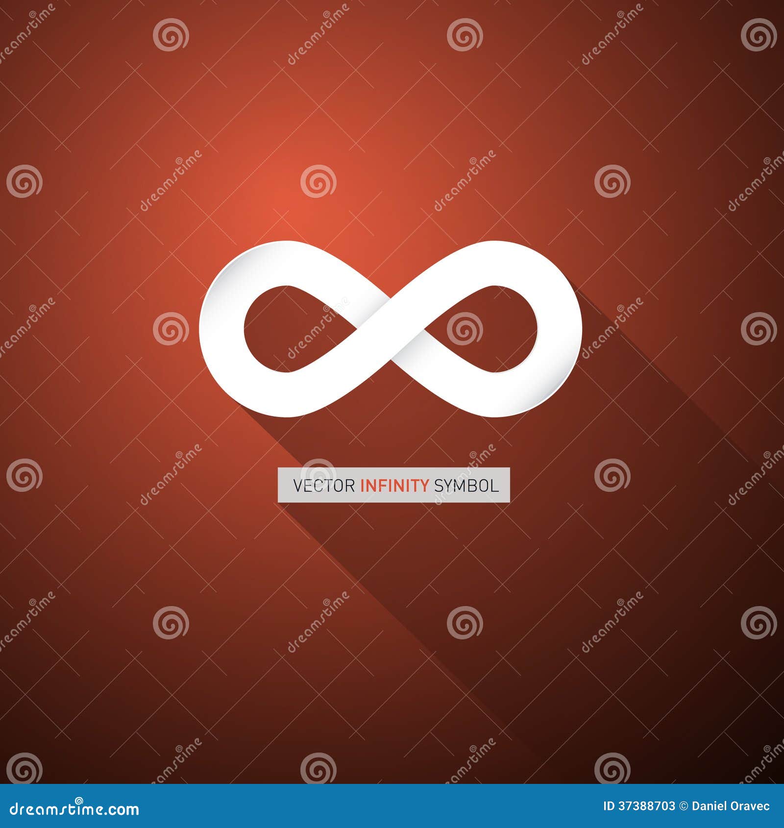 Abstract infinity symbol stock vector. Illustration of modern - 37388703