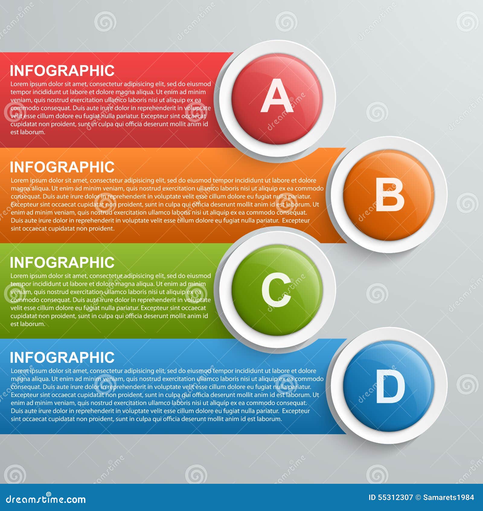 Abstract Infographic Design Template. Stock Vector - Illustration of ...