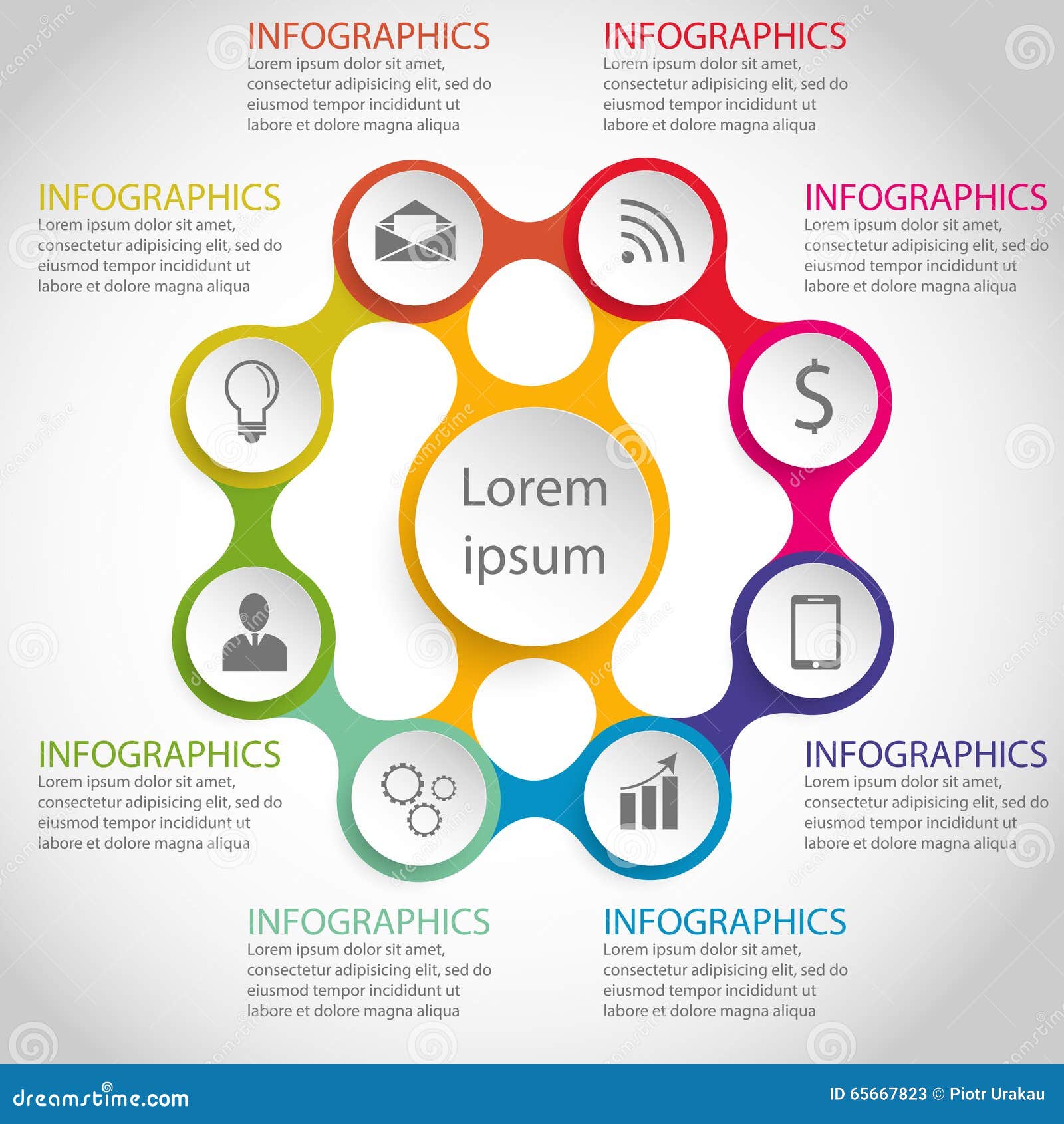 Abstract infographic stock vector. Illustration of element - 65667823
