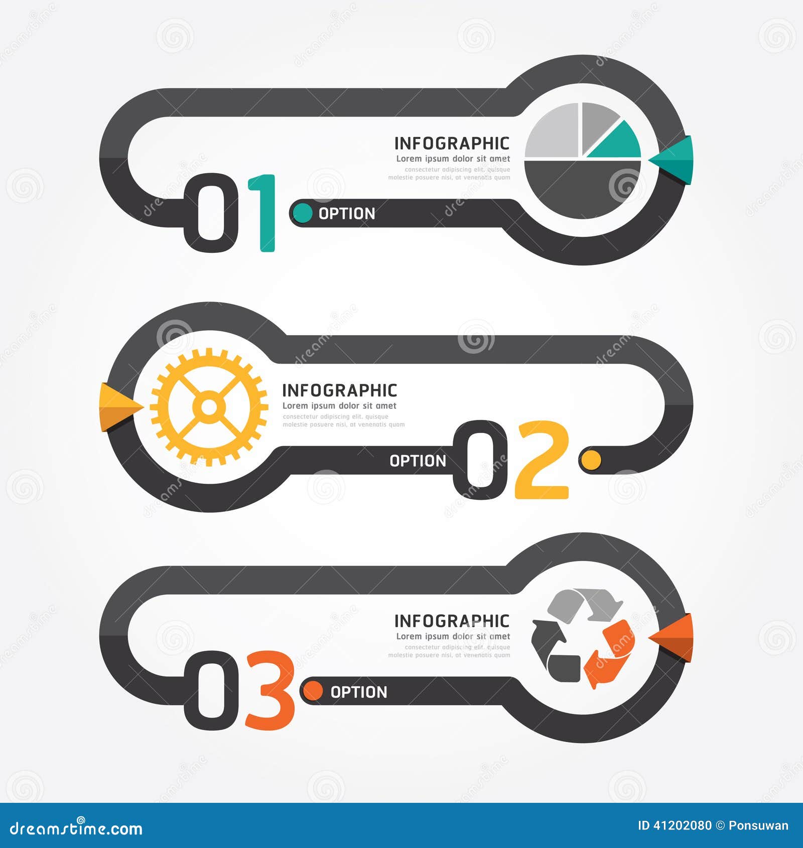 Abstract Infographic Line Template Digital Design Illustration . Stock ...