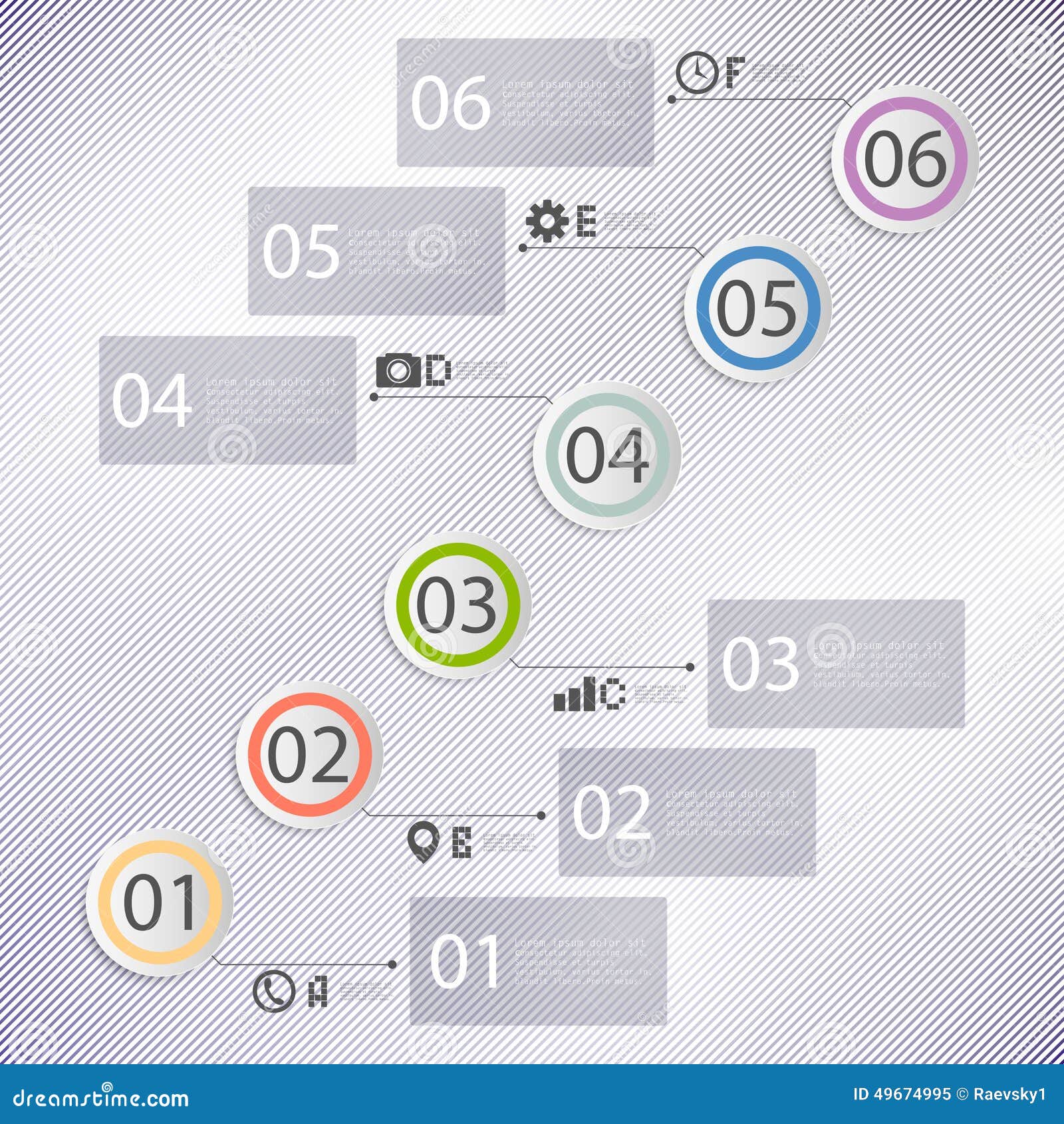 Abstract Infographic Pattern for Business Stock Vector - Illustration ...