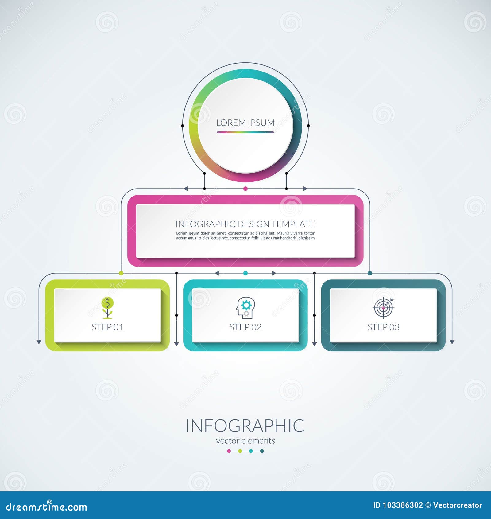 Abstract Infographic Template Stock Vector - Illustration of graphic ...