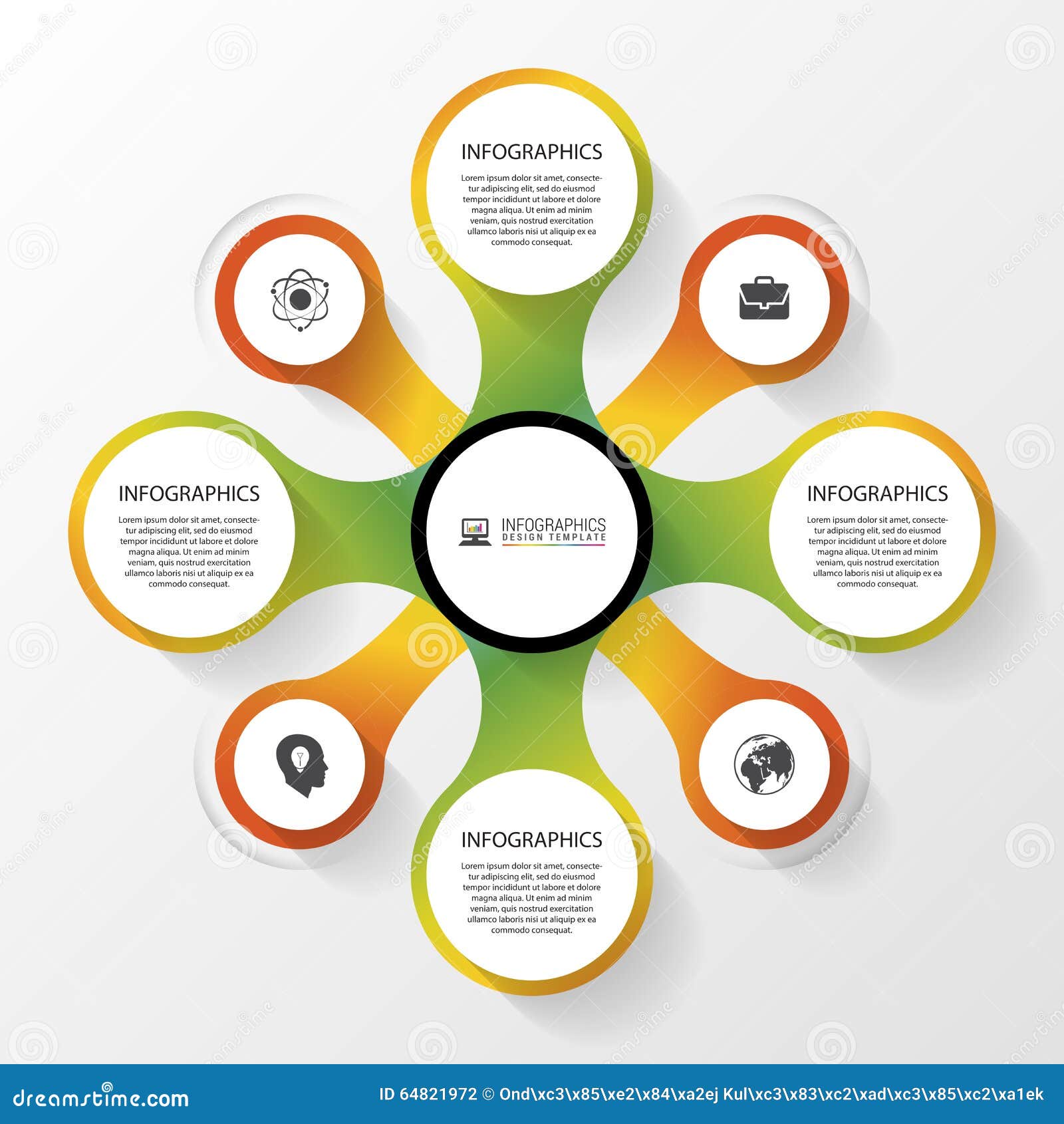 Abstract Infographics Concept. Modern Design Template Stock Vector ...