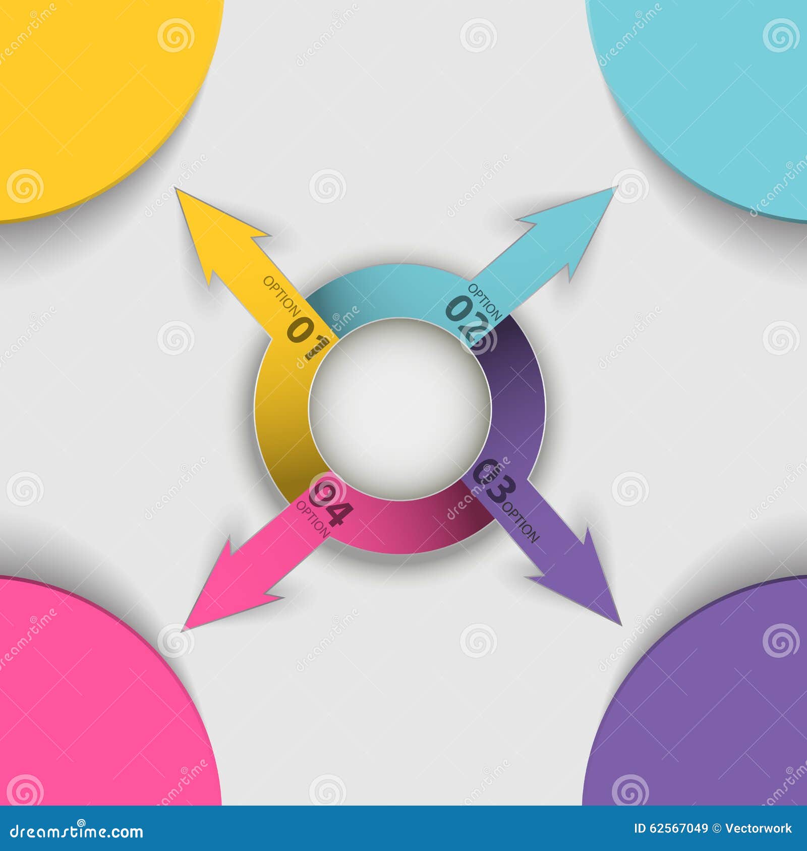 Abstract Infographics Data Pattern of Cyclical Processes Stock ...