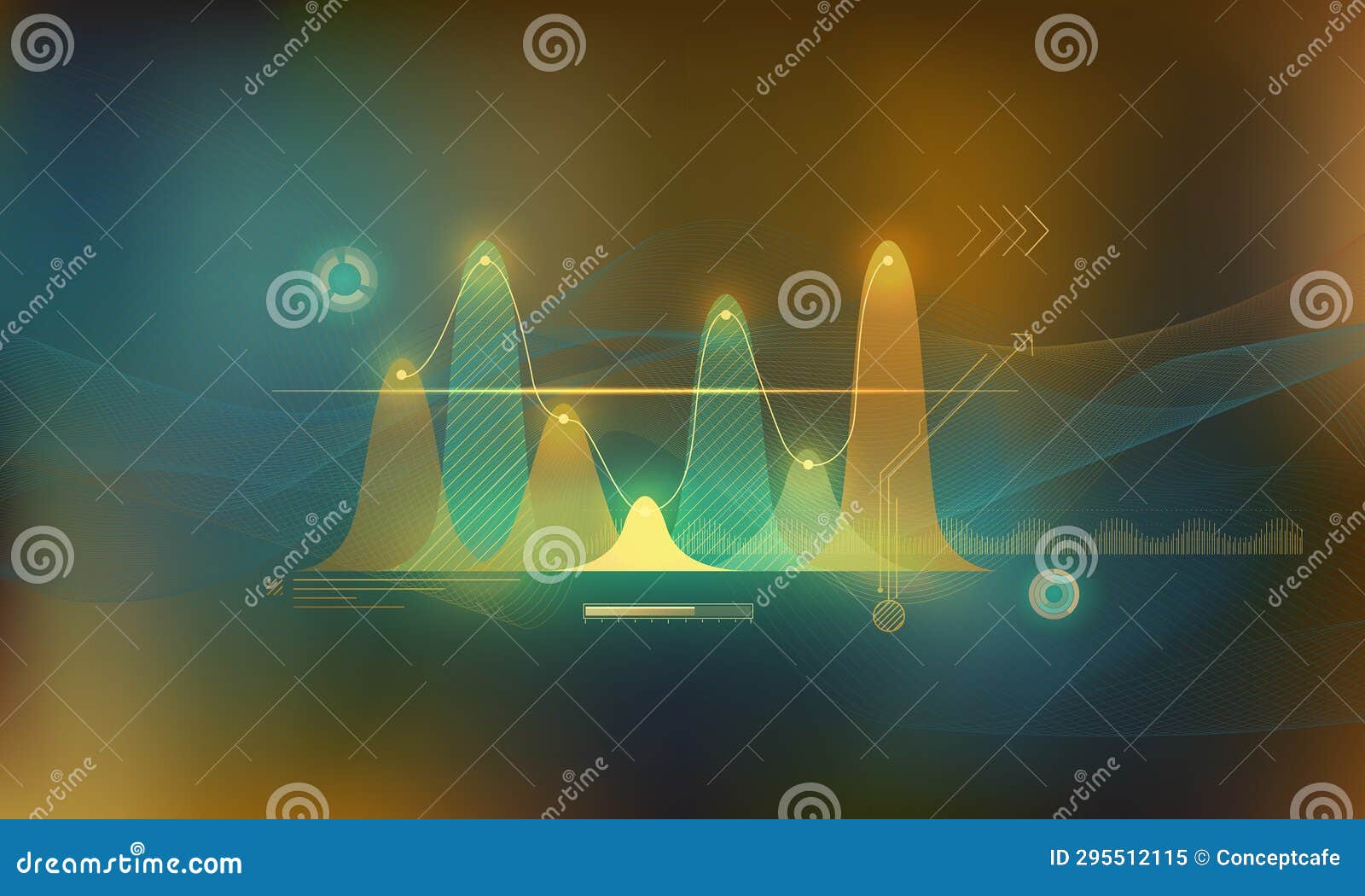 Abstract Infographics of Key Indicators. Stock Vector - Illustration of ...