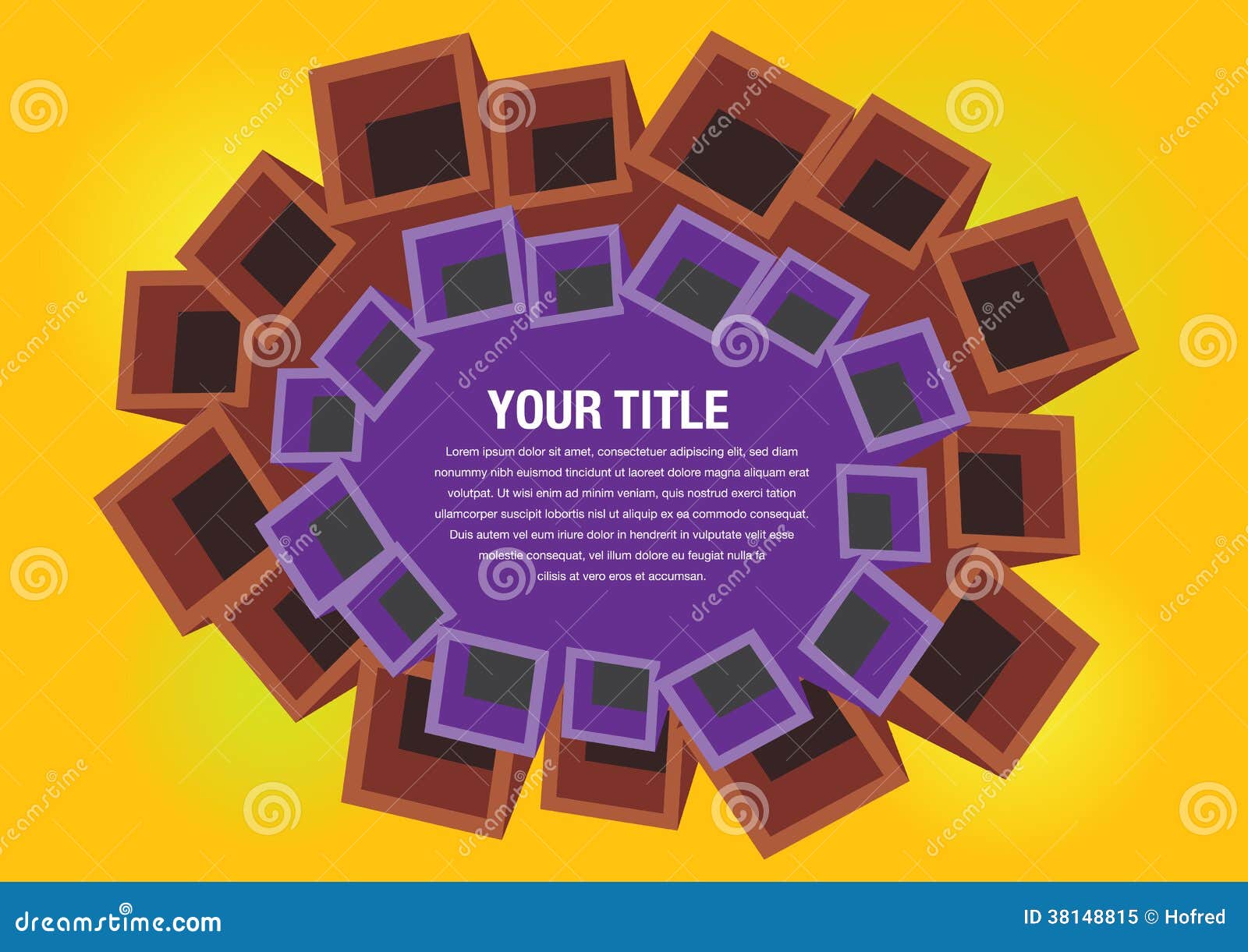 Abstract Infographics Layout Border Template. Stock Vector ...