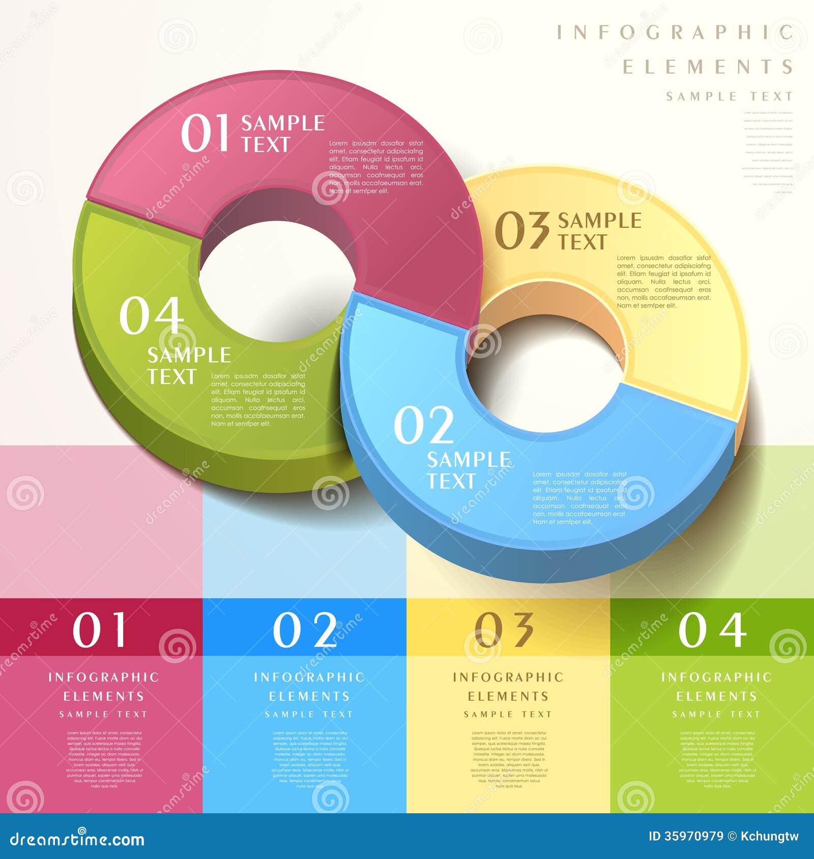 Abstract infographics stock vector. Illustration of connection - 35970979
