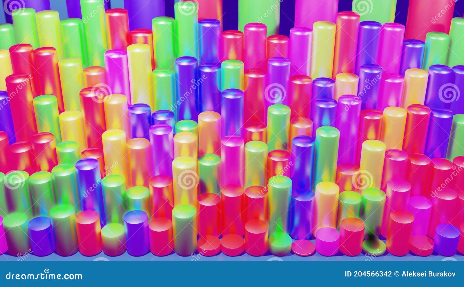 Abstract Infographics from Multi-colored Columns in Rows, Beautiful ...