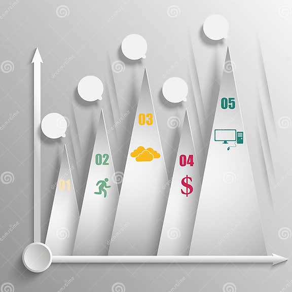 Abstract Infographics Template Data Presentation Indicators Stock ...