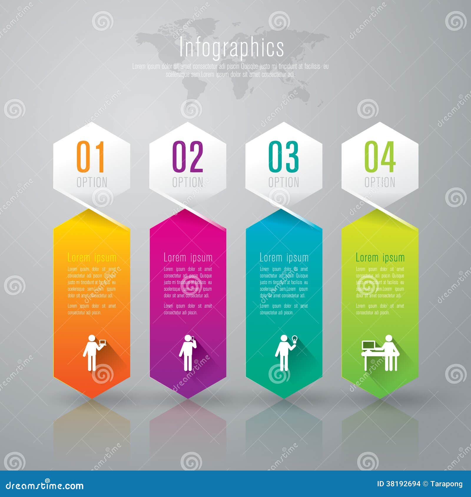 Abstract Infographics Template Design. Stock Vector - Illustration of ...