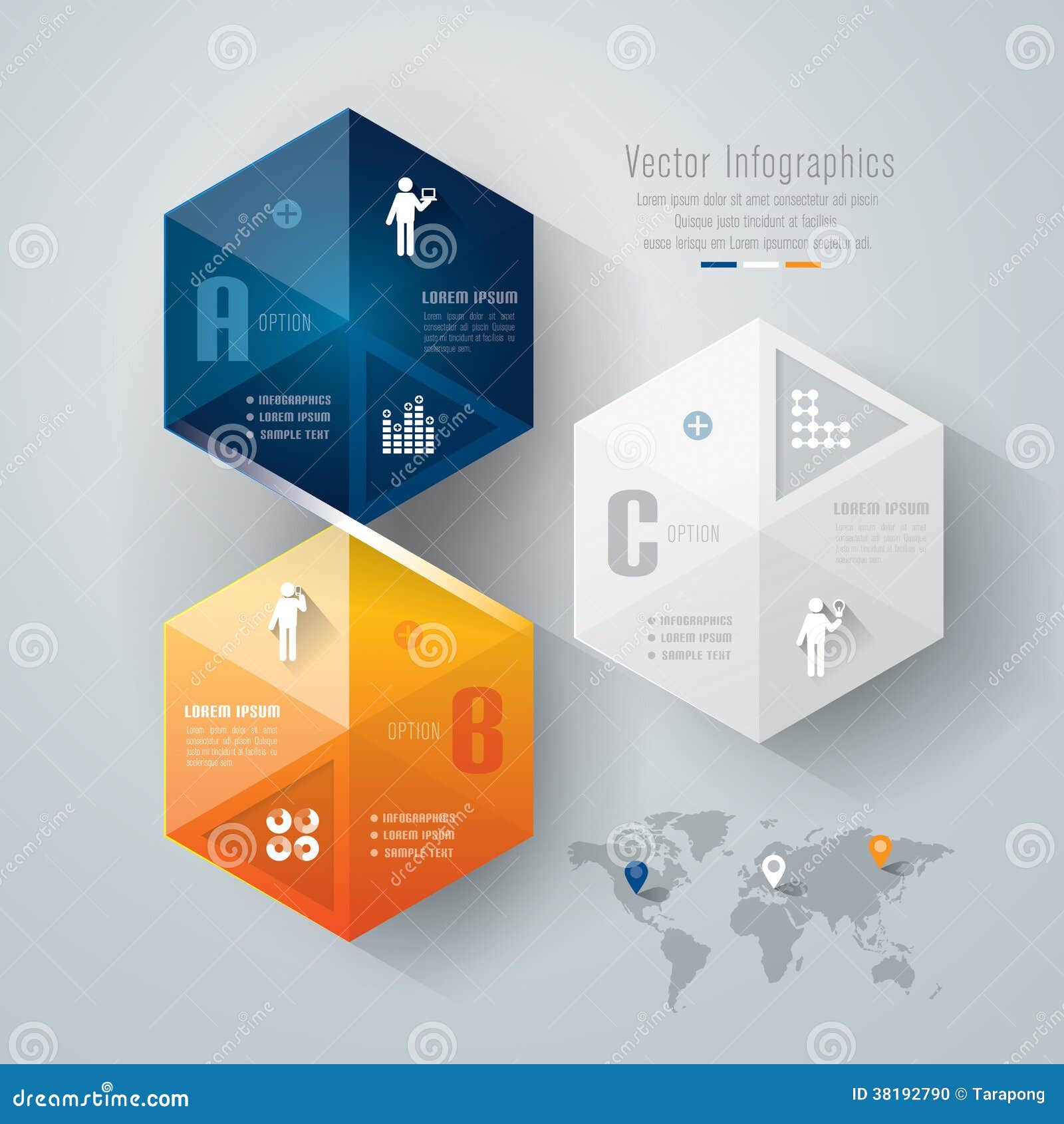 Abstract Infographics Template Design. Stock Vector - Illustration of ...