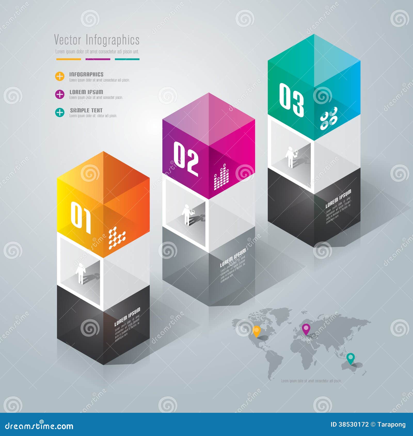 Abstract Infographics Template Design. Stock Vector - Illustration of ...