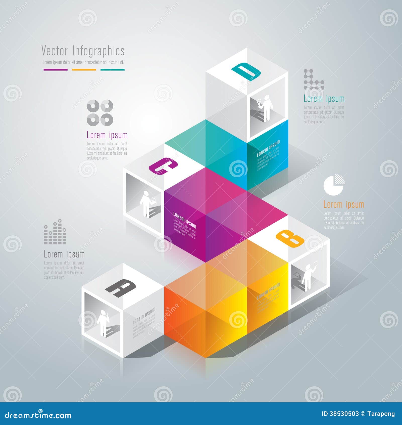 Abstract Infographics Template Design. Stock Vector - Illustration of ...