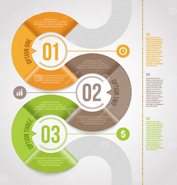 Abstract Infographics Template Design Stock Vector - Illustration of ...