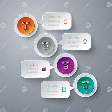 Abstract Infographics Template Design. Stock Vector - Illustration of ...