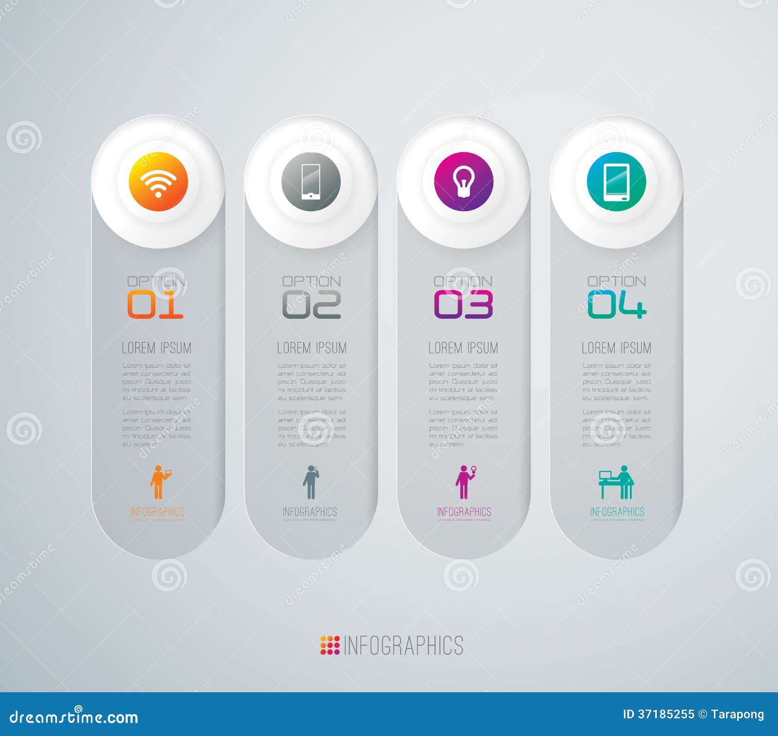 Abstract Infographics Template Design. Stock Vector - Illustration of ...