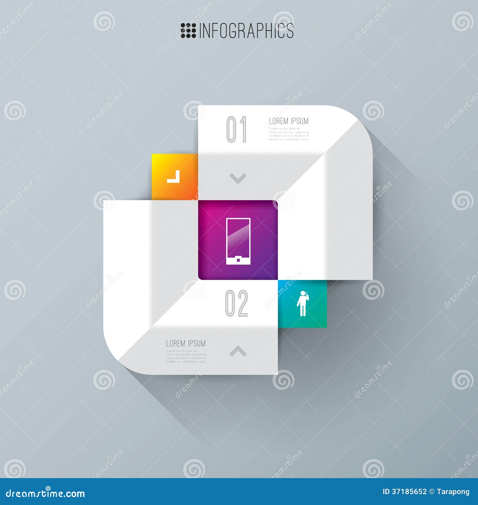 Abstract Infographics Template Design. Stock Vector - Illustration of ...