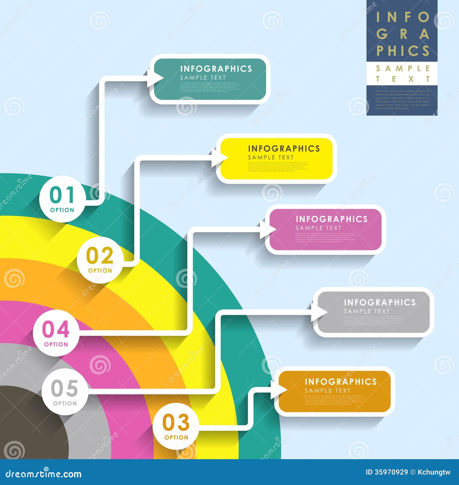 Abstract infographics stock vector. Illustration of brochure - 35970929