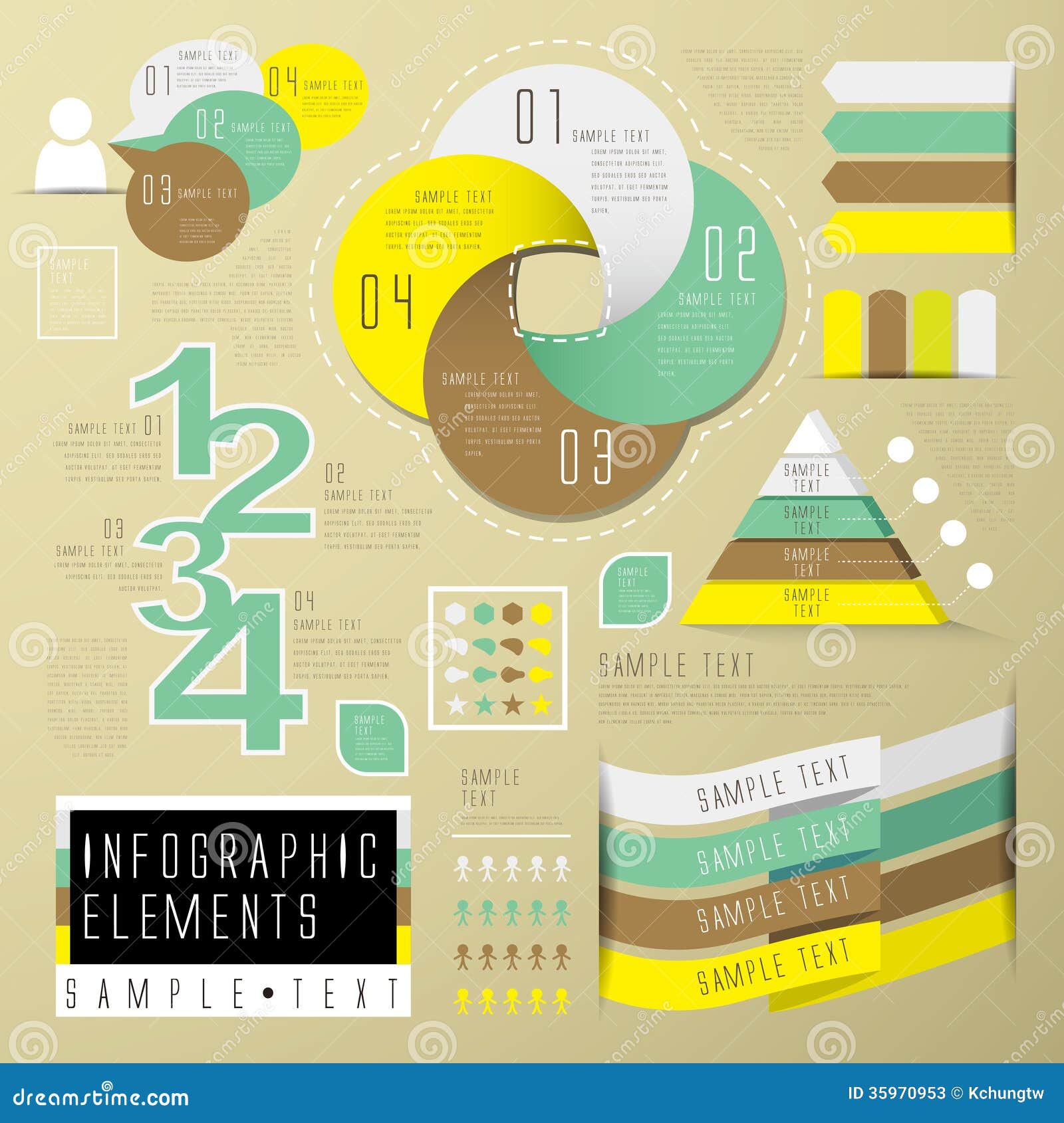 Abstract infographics stock vector. Illustration of chart - 35970953