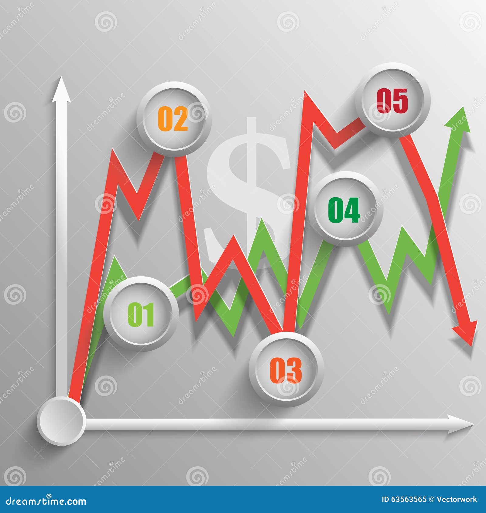 Abstract Infographics. Vector Template Data Presentation Indicators ...