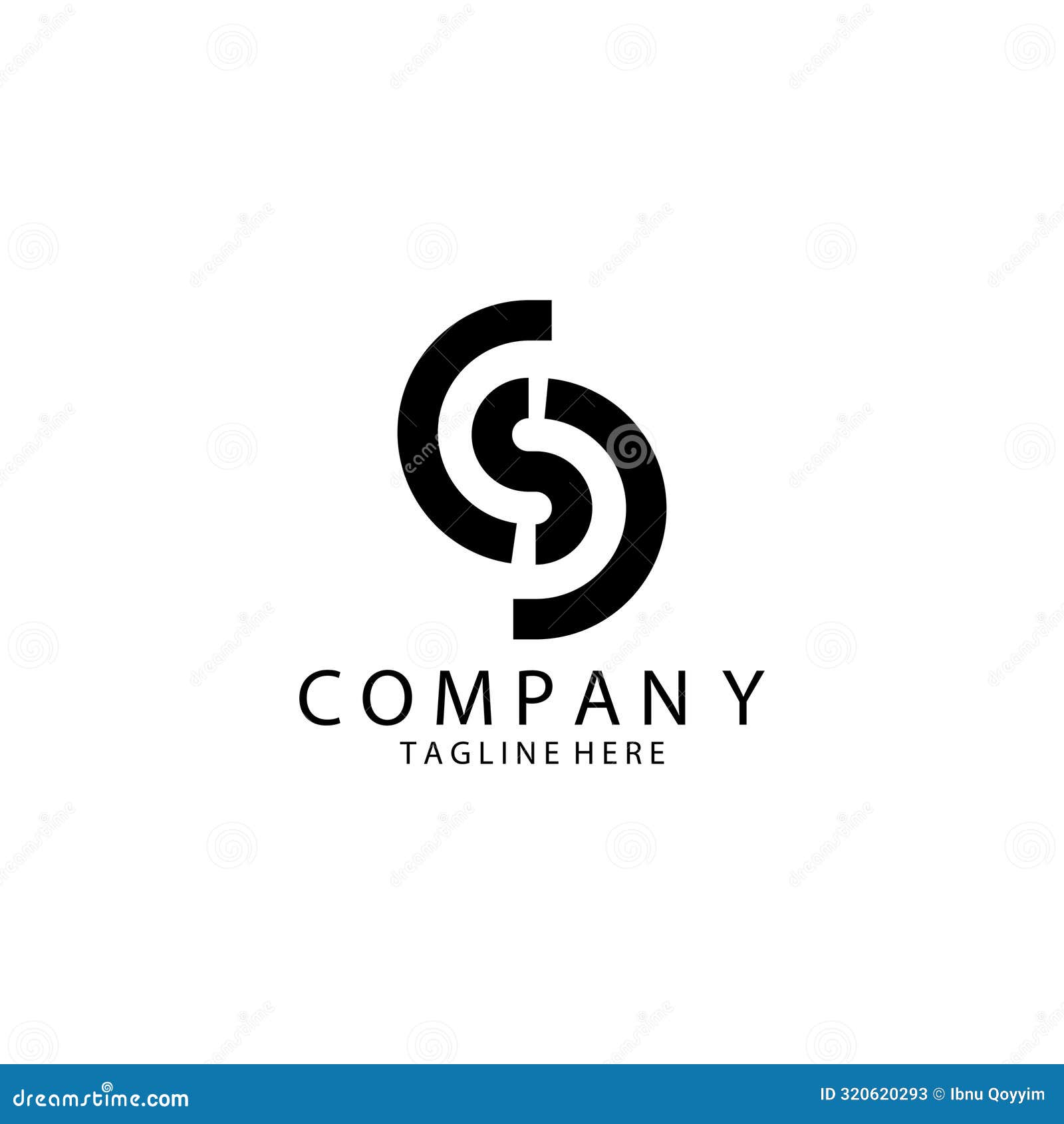Abstract Initial Letter CSD Vector Logo Design Stock Vector ...