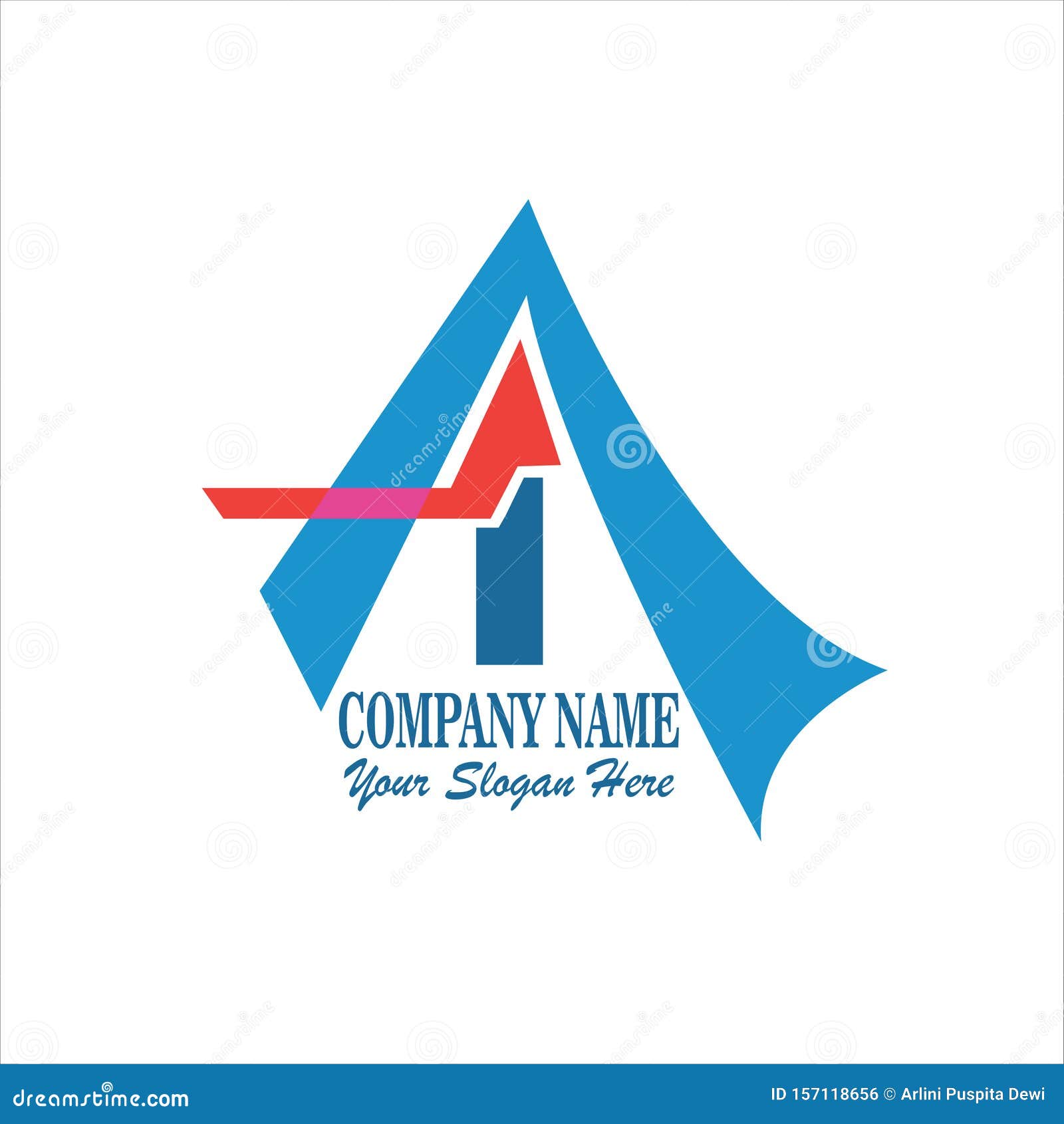 Abstract Initial Letter a Logo Vector Design Template Stock ...