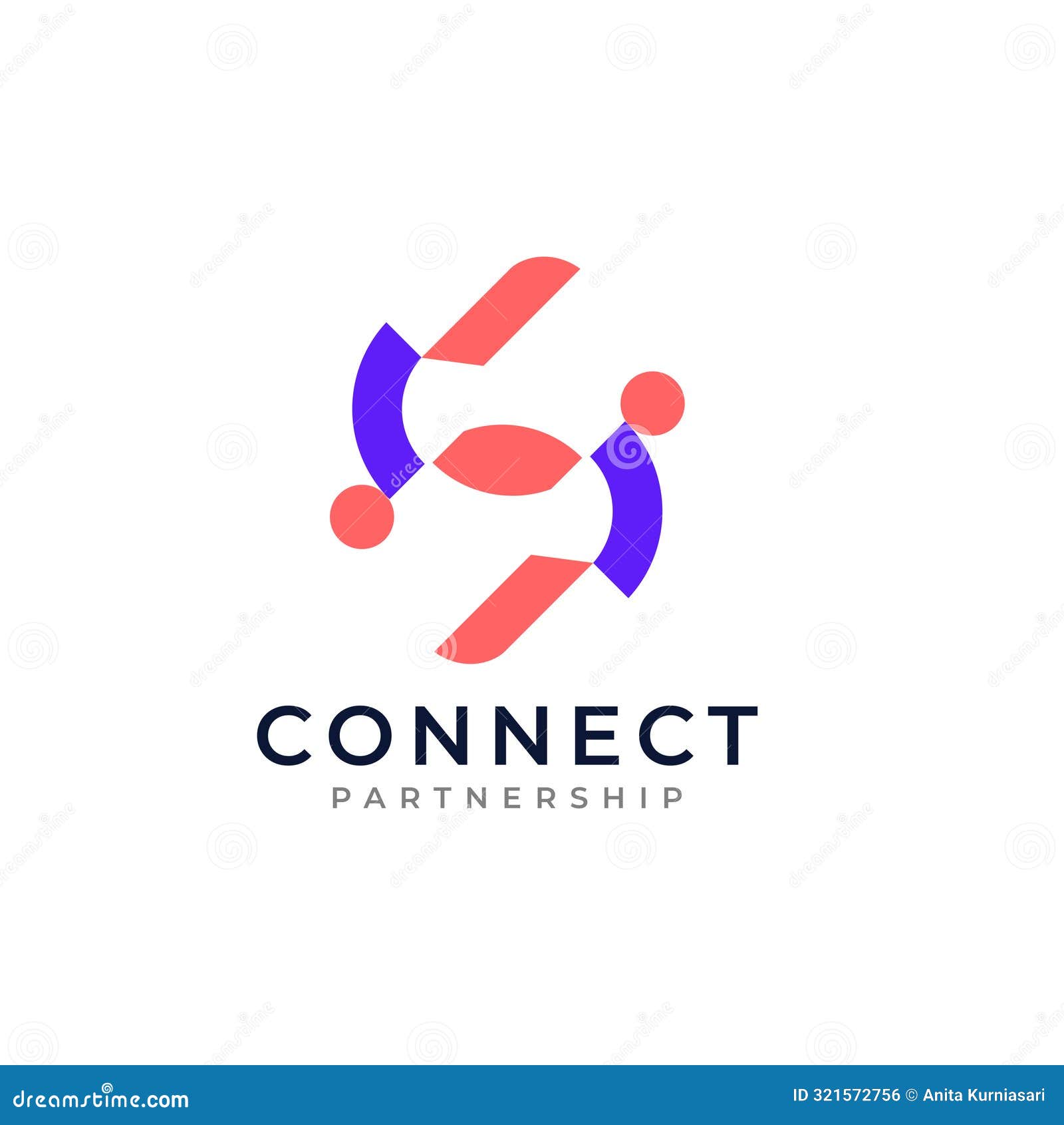 Abstract Initial Letter S Connection Partnership Logo Symbol Logo ...