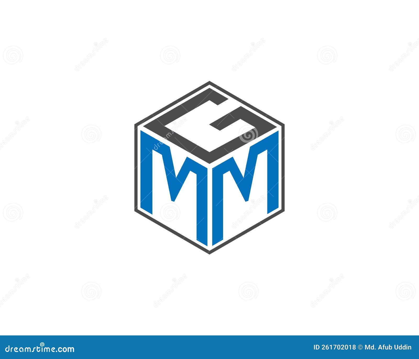 Abstract Initial MMG and MGM Letter Logo Design Stock Vector ...