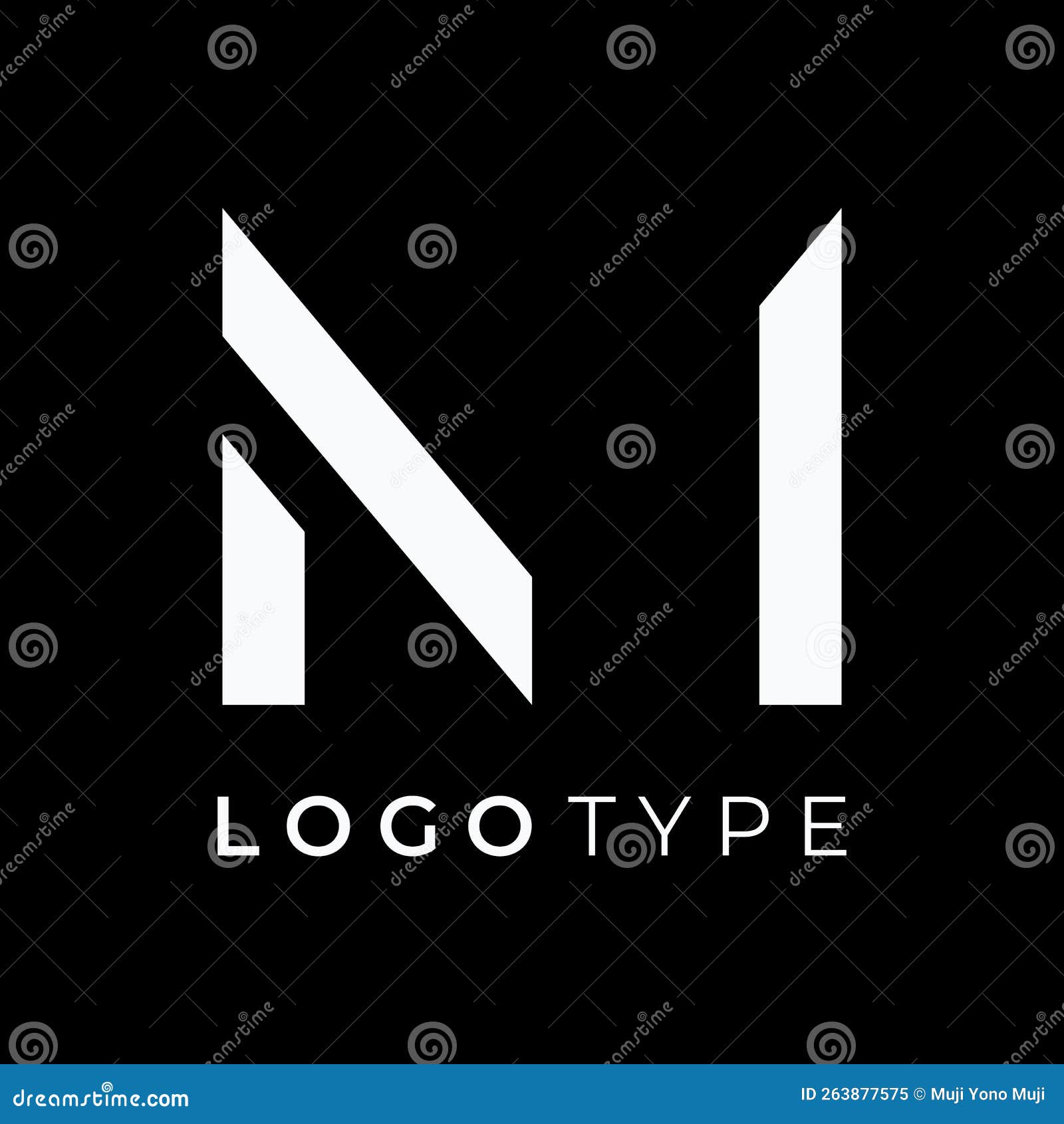 Abstract Initial Template Logo Minimalist Letter M Element.Symbol of ...