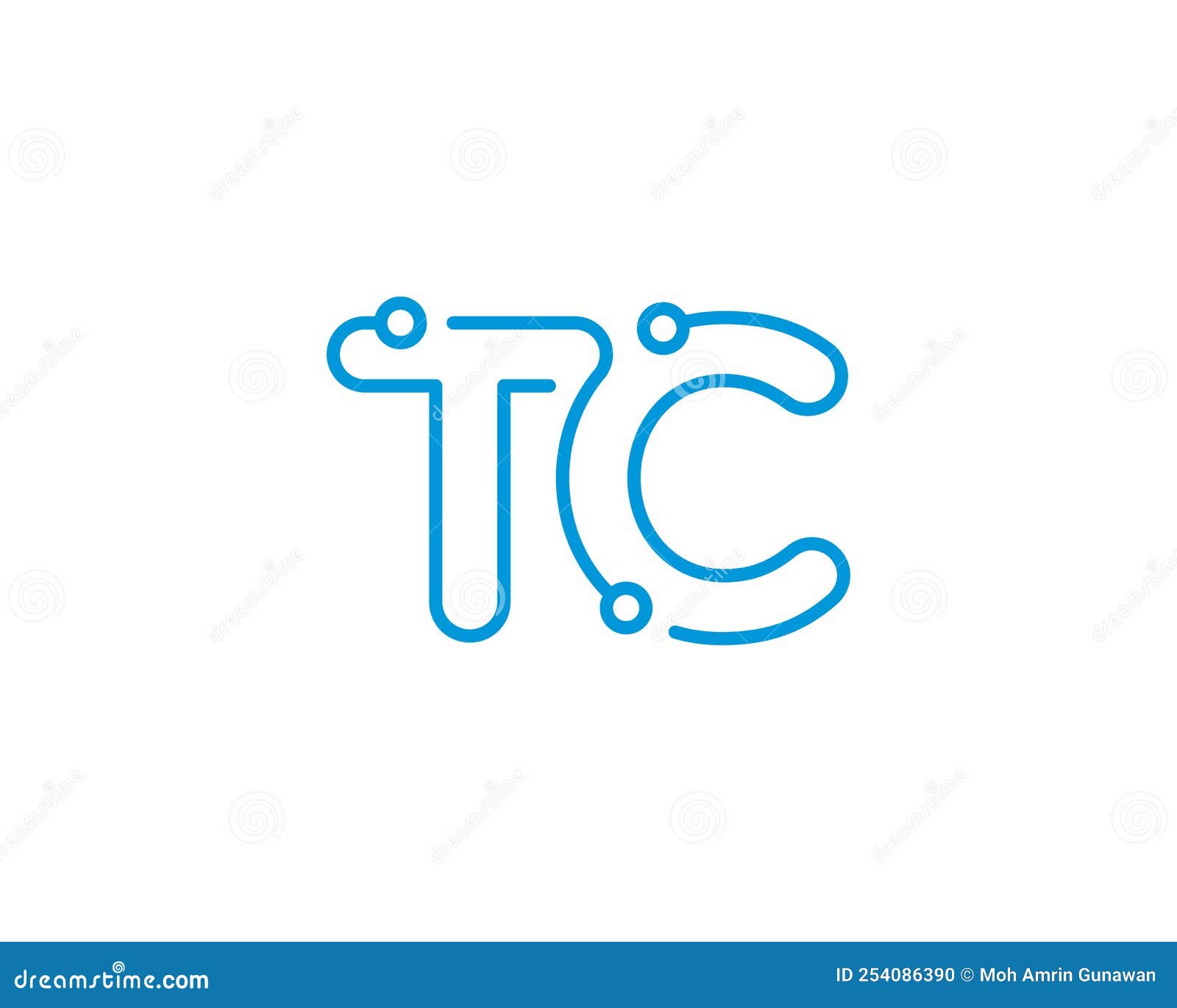 TC Letters Logo Design Vector 001 Stock Vector - Illustration of design ...
