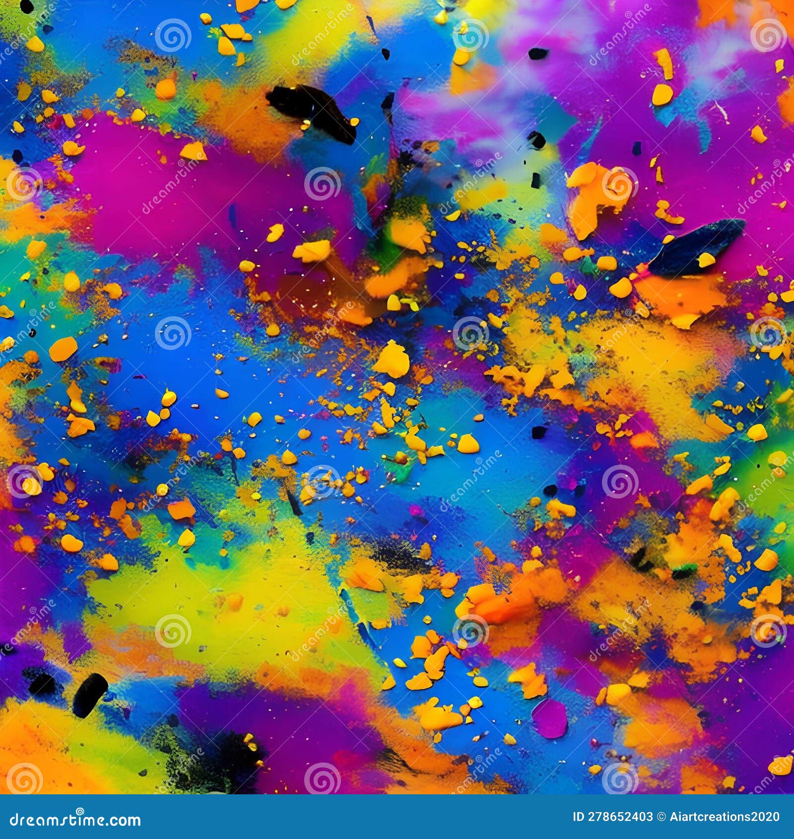 647 Abstract Ink Blotches: an Artistic and Expressive Background ...