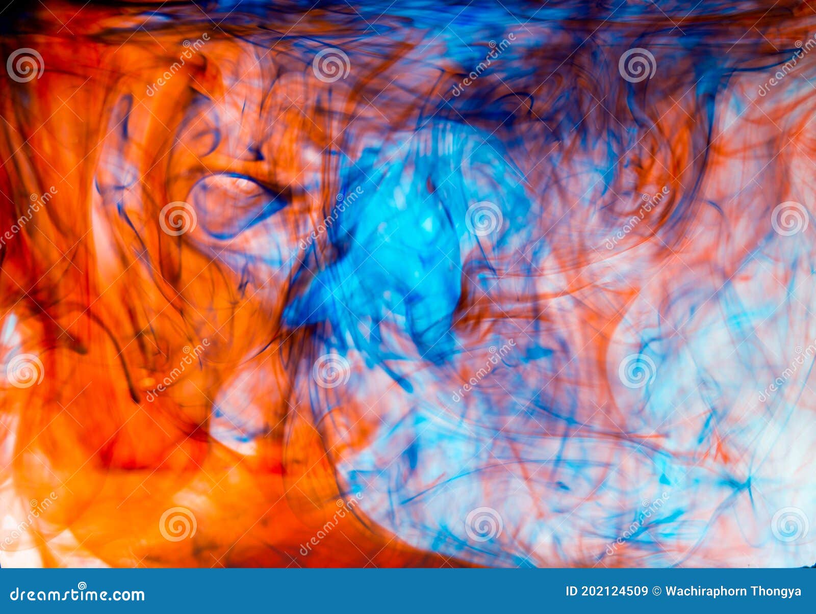 Abstract Ink Color Splash Background, Pollution Concept Stock Image ...