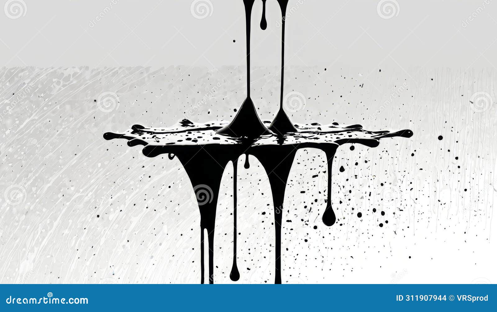Abstract Ink Drip Pattern stock illustration. Illustration of flow ...