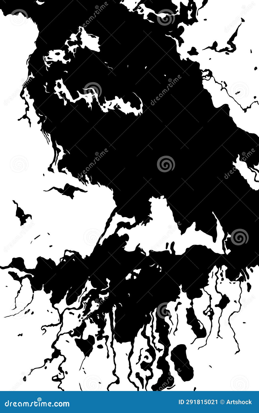 Abstract ink flow stock illustration. Illustration of spray - 291815021