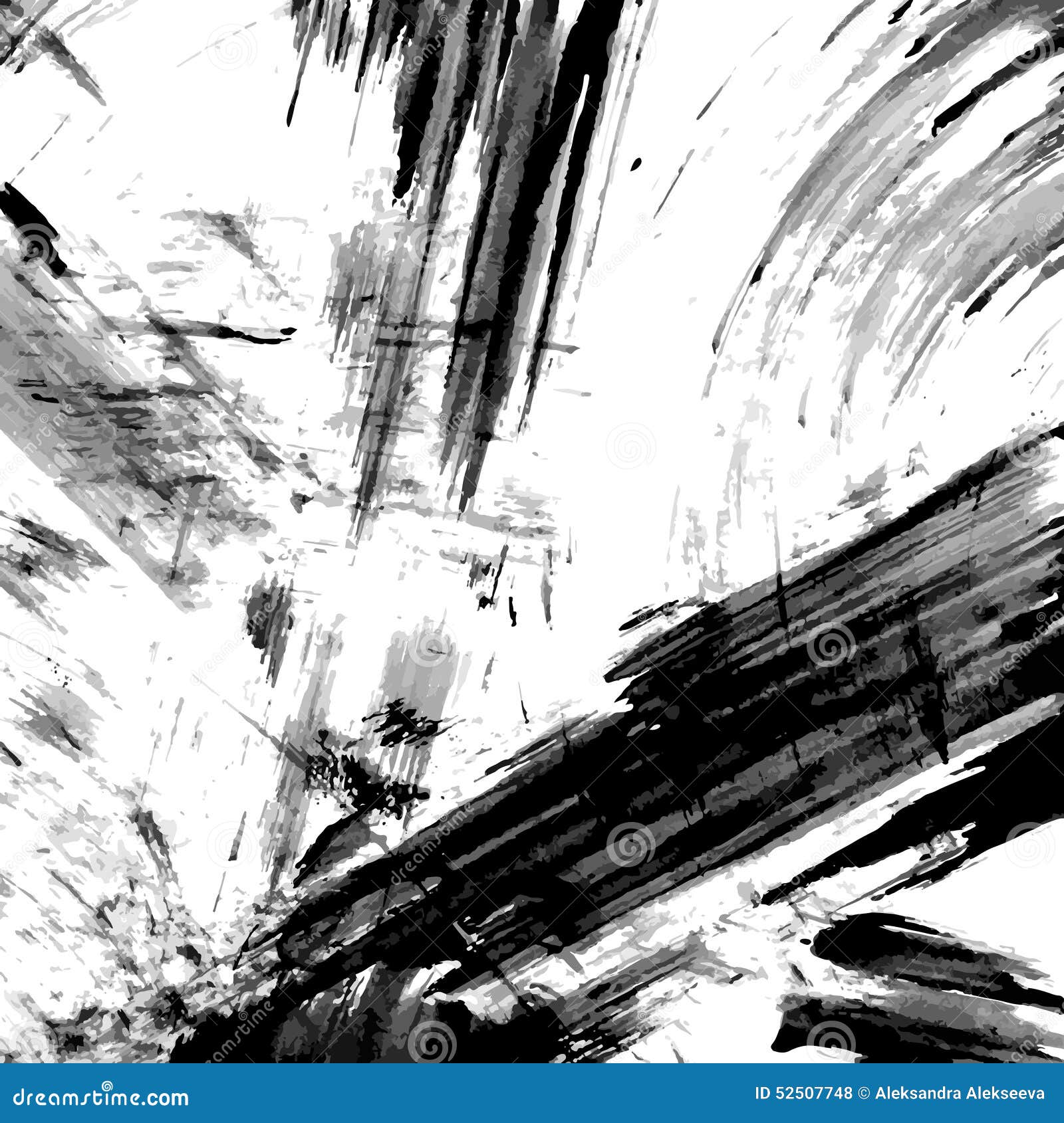 Abstract Ink Grunge Texture Vector Stock Vector - Illustration of touch ...